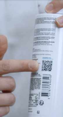 Découvrez votre produit La Roche-Posay avec le QR code