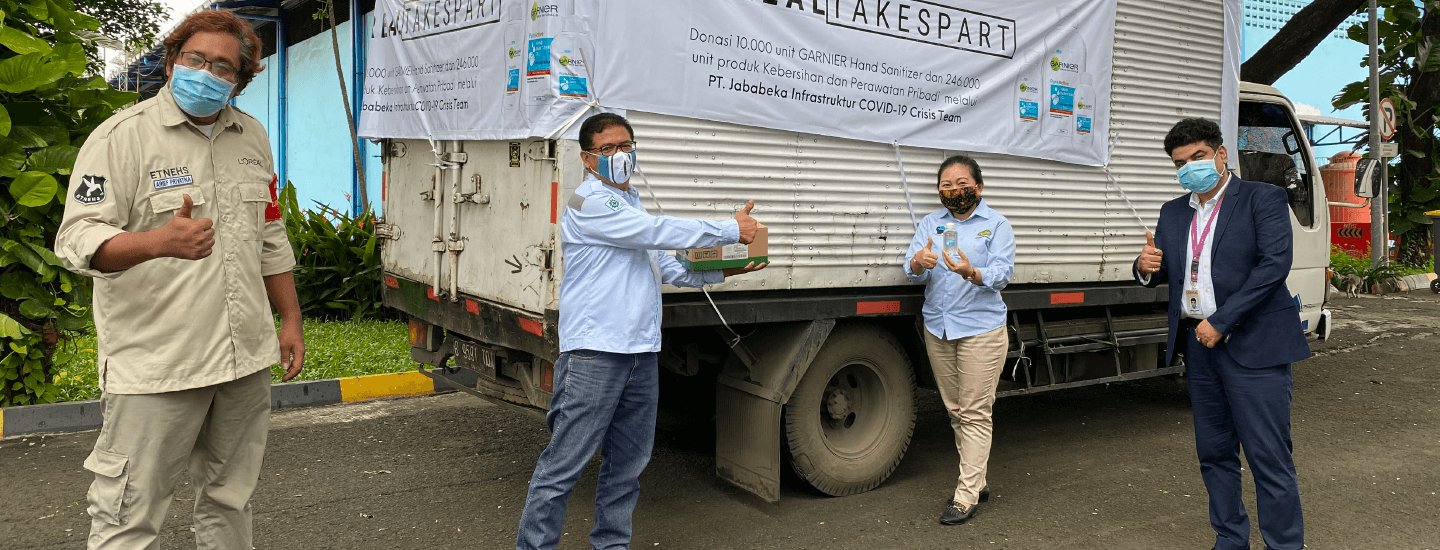 Pabrik L'Oréal Indonesia salurkan bantuan untuk masyarakat Kabupaten Bekasi