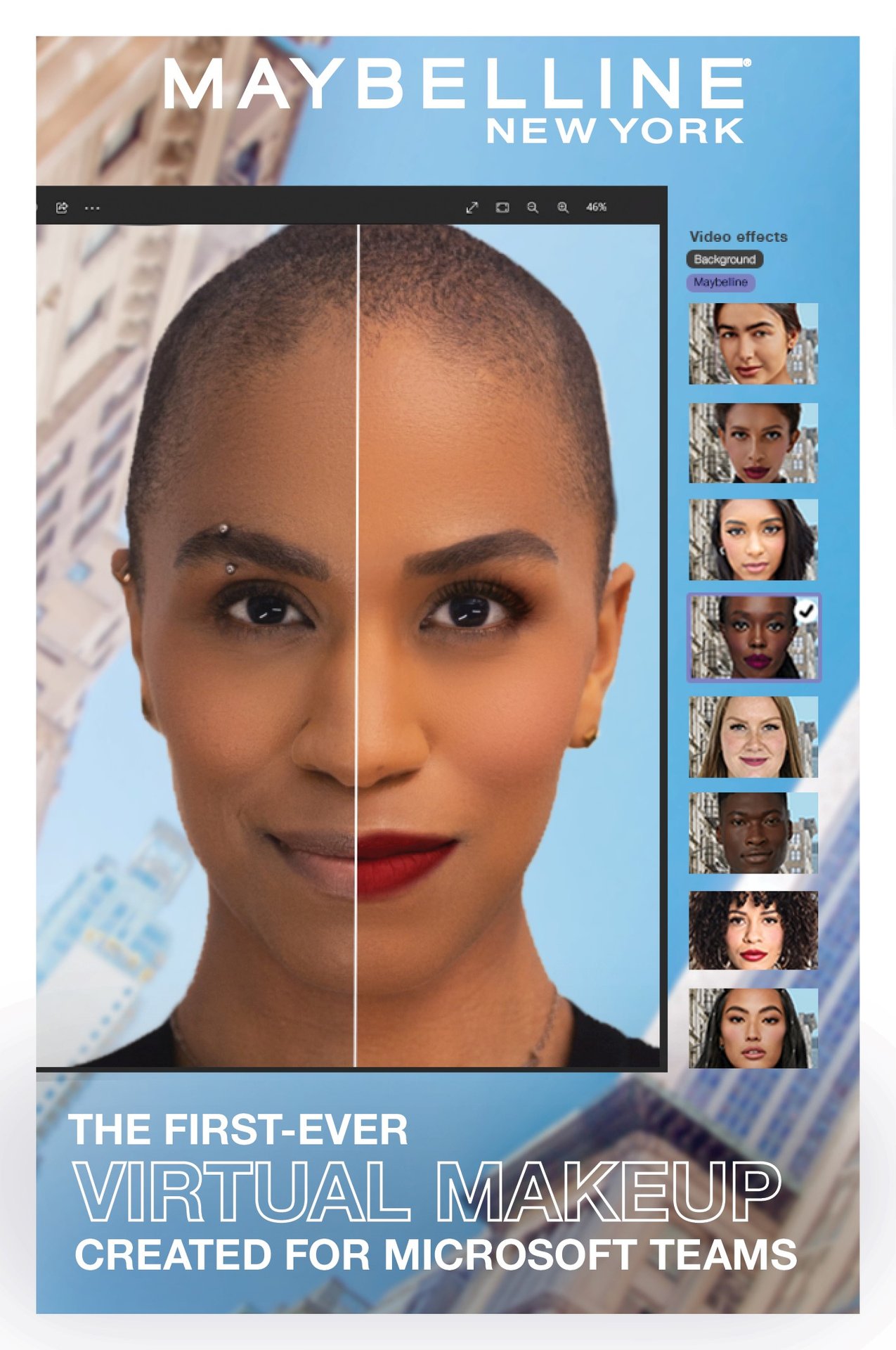 Maybelline Virtual Beauty for Teams